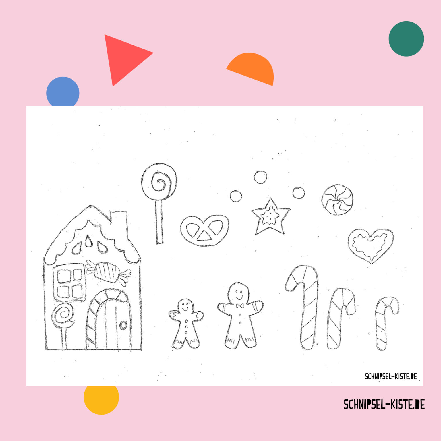 Ein Lebkuchenhaus ohne Zucker – Schnipsel Kiste